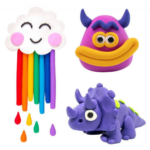 Clever Clay Bucket (6 x 20g) Assorted Colours – Pascal Arts, Crafts ...