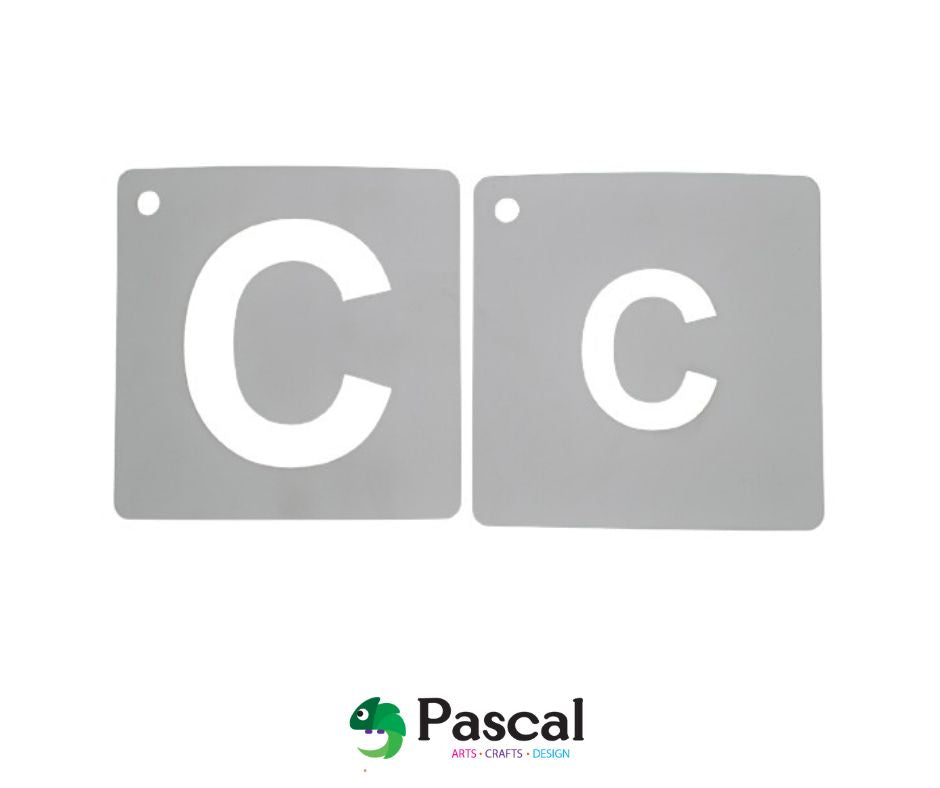 Stencil Letter "C" – Pascal Arts, Crafts & Design