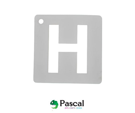 Stencil Letter "H" – Pascal Arts, Crafts & Design